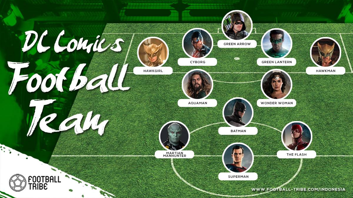 Kesebelasan Sepak Bola dari Karakter Superhero DC | Football Tribe ...