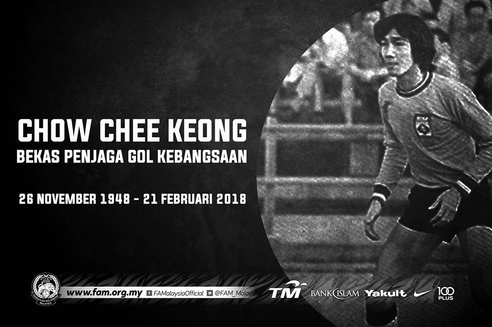 Bekas penjaga gol kebangsaan, Chow Chee Keong meninggal dunia ...