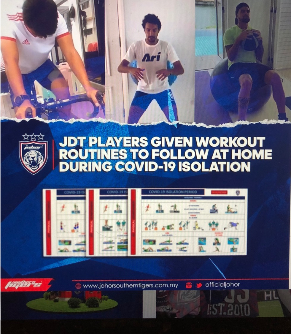 JDT adalah latihan dari rumah - Football Tribe Malaysia