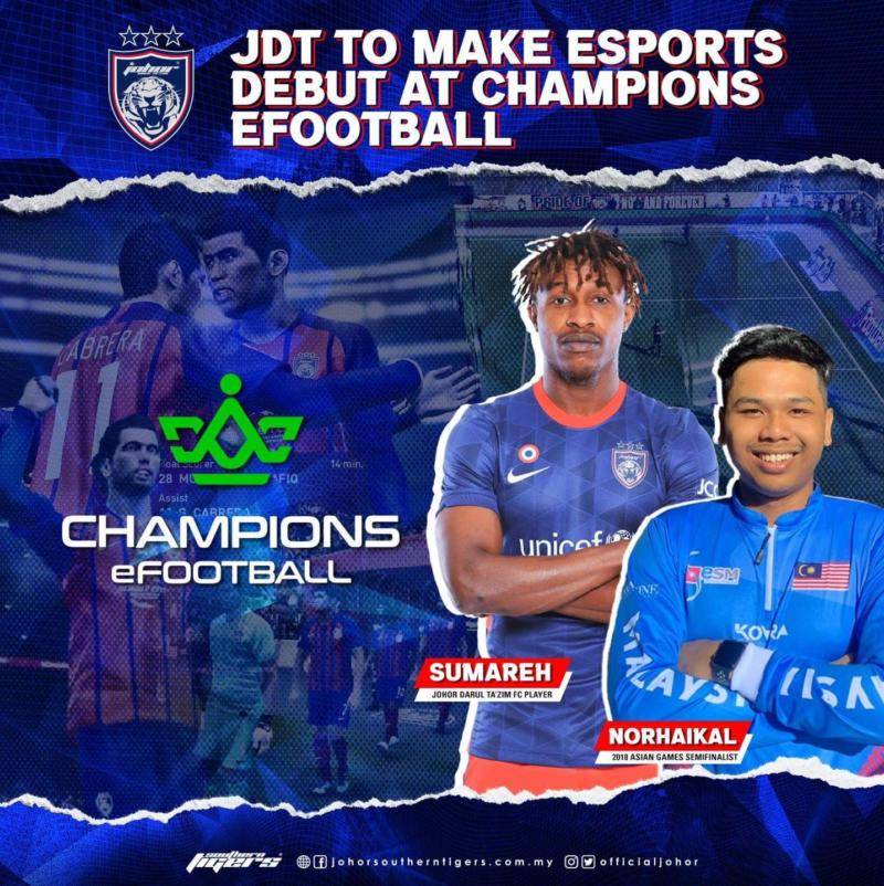 JDT ceburi dunia esports, turut diwakili Mohamadou Sumareh - Football ...