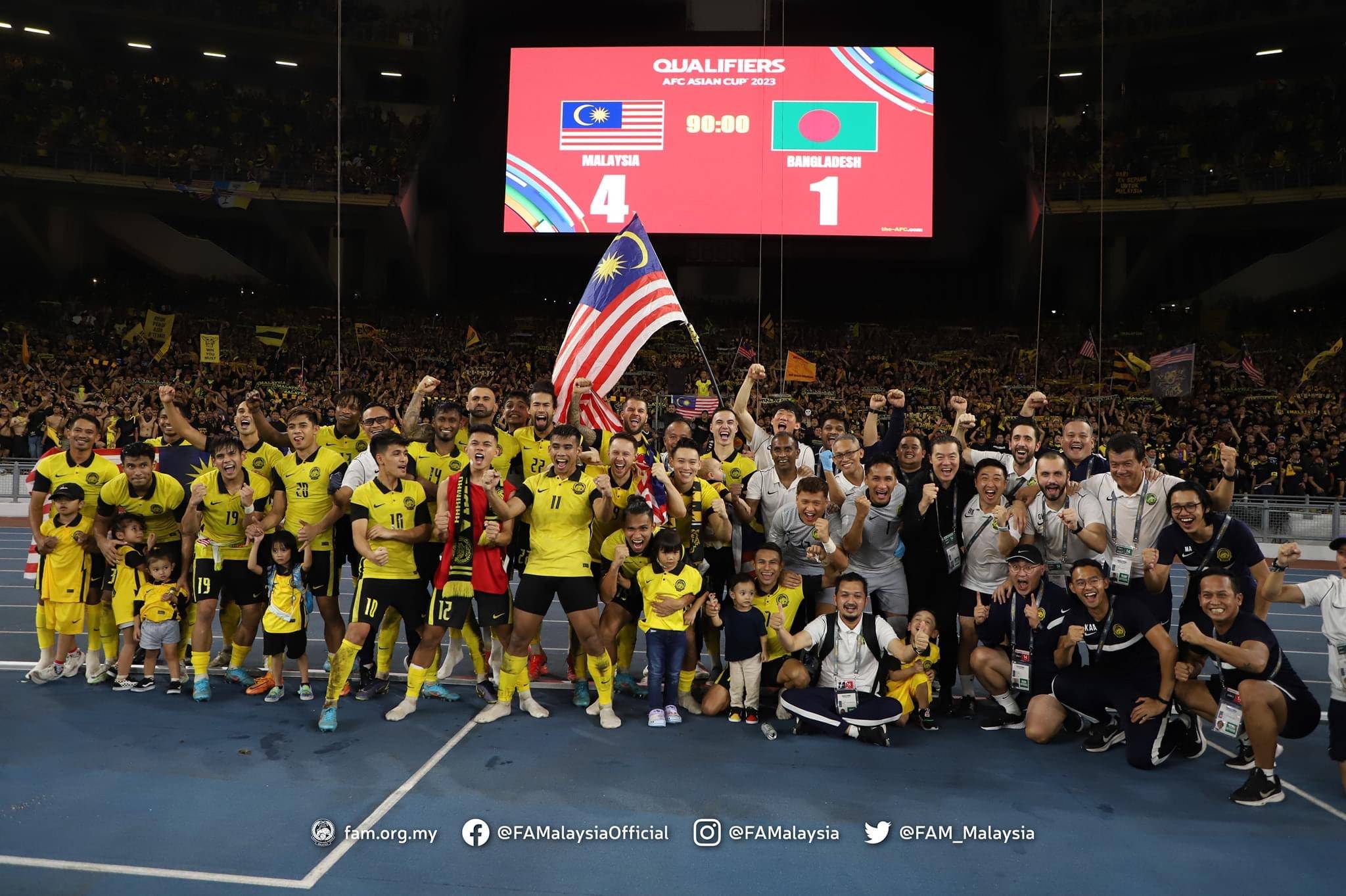 Ranking terbaru FIFA: Malaysia naik 7 anak tangga, kini di kedudukan ...